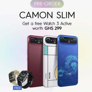 Pre-Order Tecno Camon Slim (256GB + 8GB) in Ghana - MAXBUY